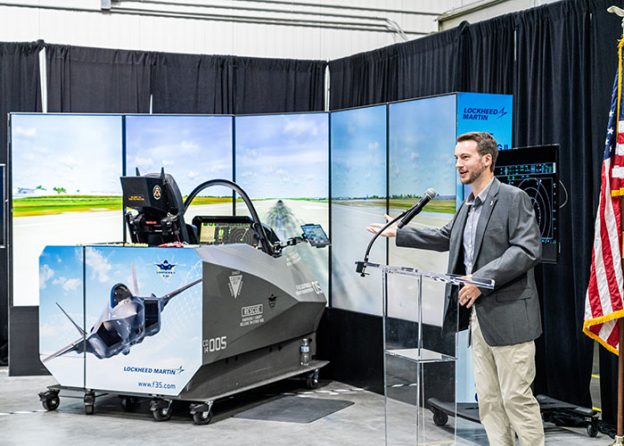 Janicki Hosts F-35 Flight Simulator Event at Layton Facility - Janicki